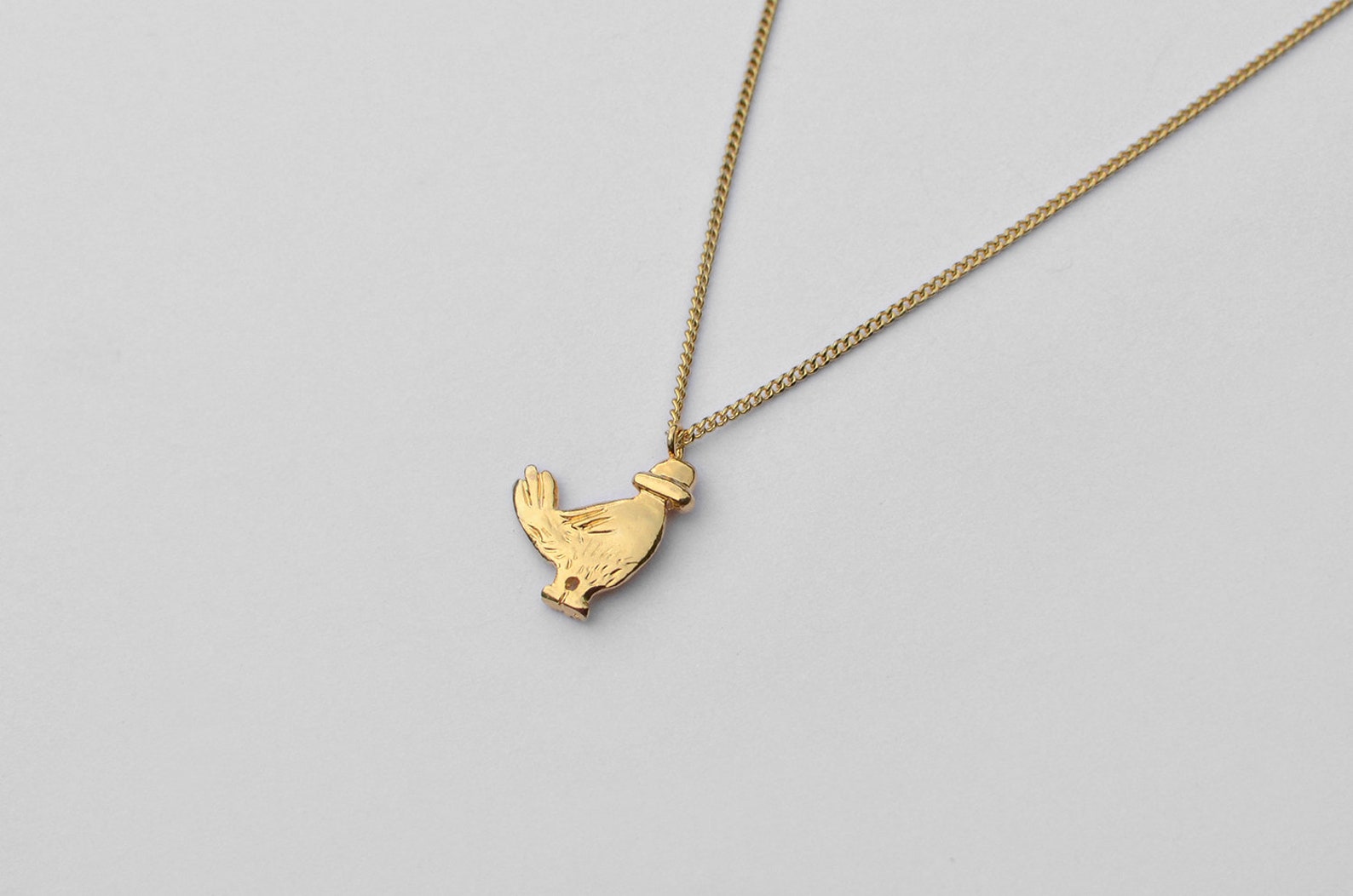 Harpy. Lady Bird Golden Pendant Necklace - Etsy