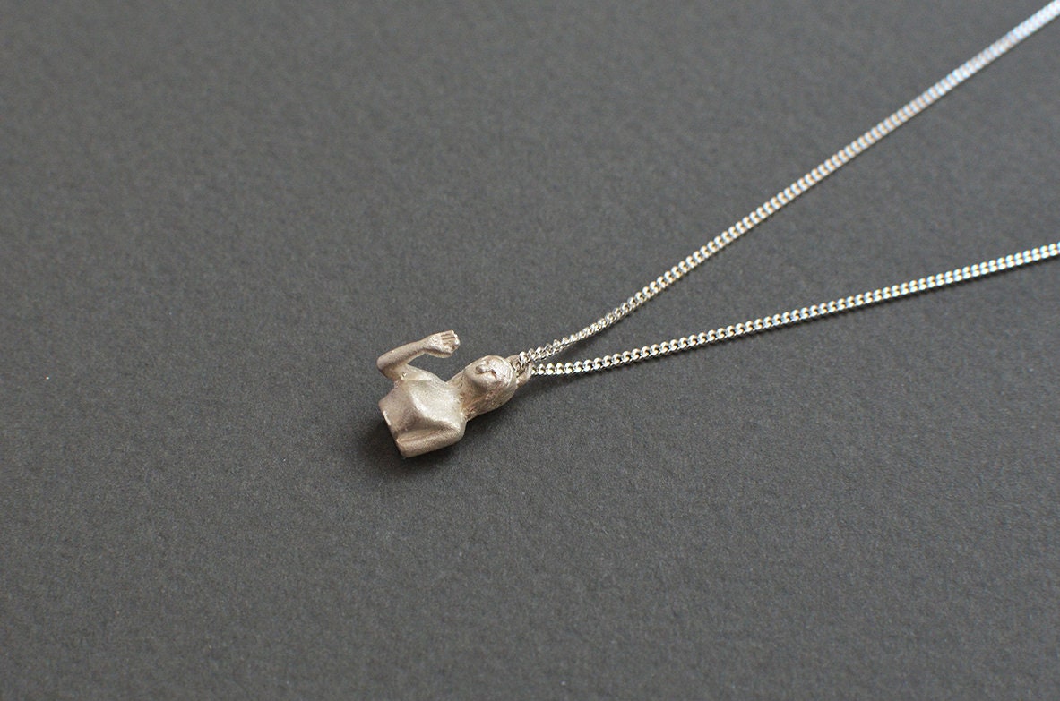 Goodbye. Silver Pendant Necklace. - Etsy