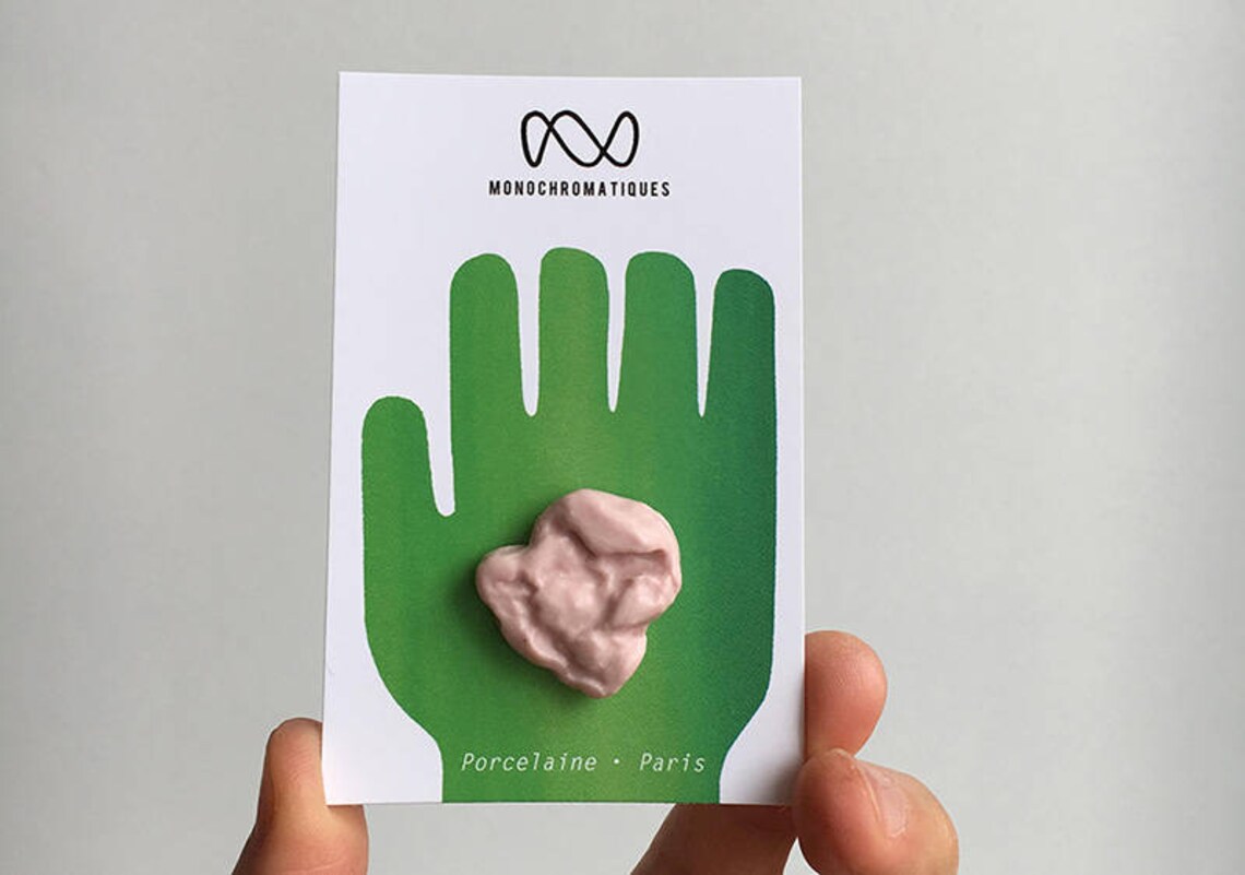 Chewing Gum Pins Pink Porcelain. Bubble Gum Food Jewel. - Etsy