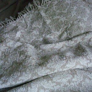 Damask Throw Blanket Summer Linen Blanket Duvet Stonewashed - Etsy