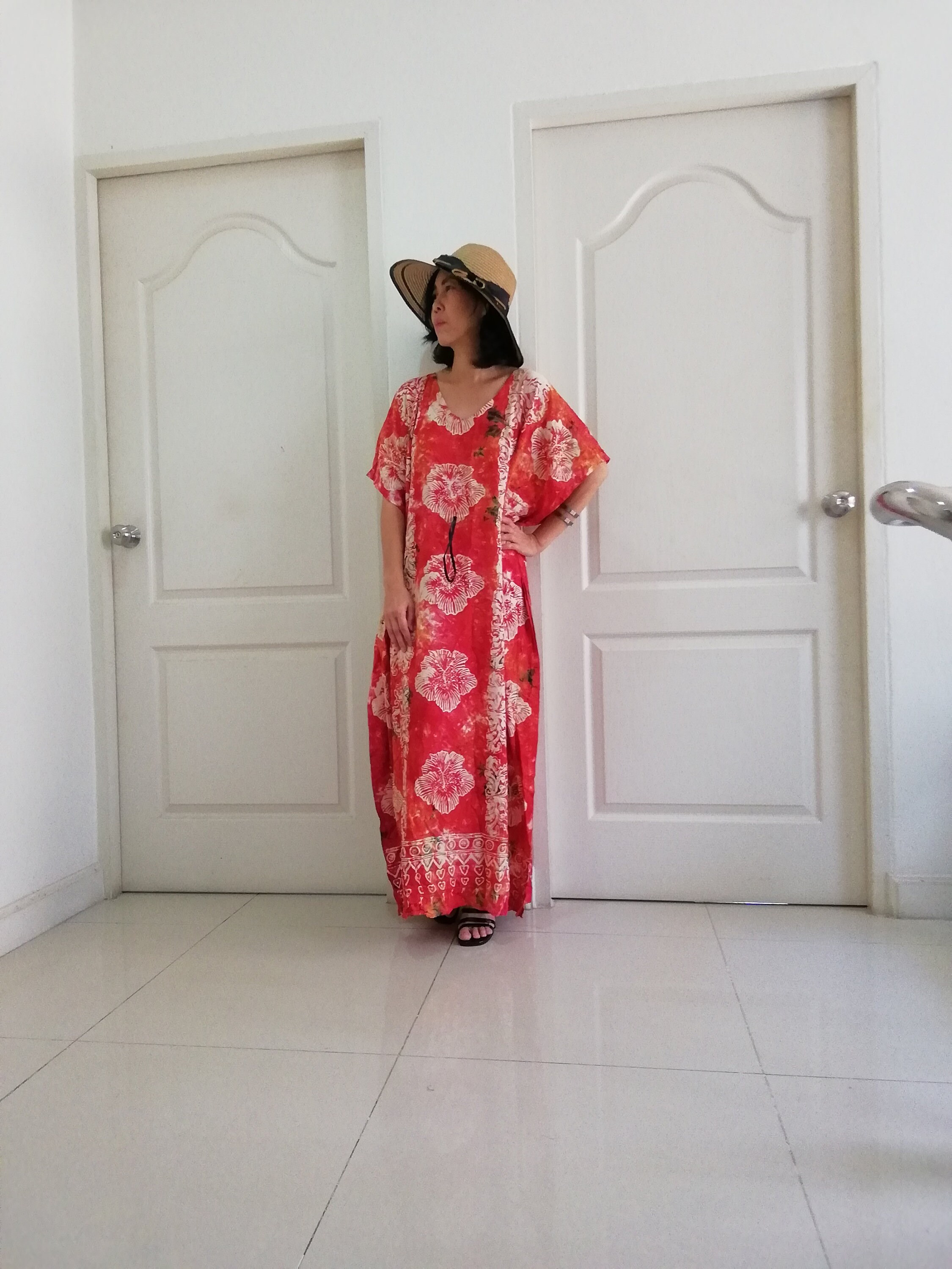 Batik Rayon Maxi Dress Kaftan Sundress Hippie & Boho Clothes - Etsy