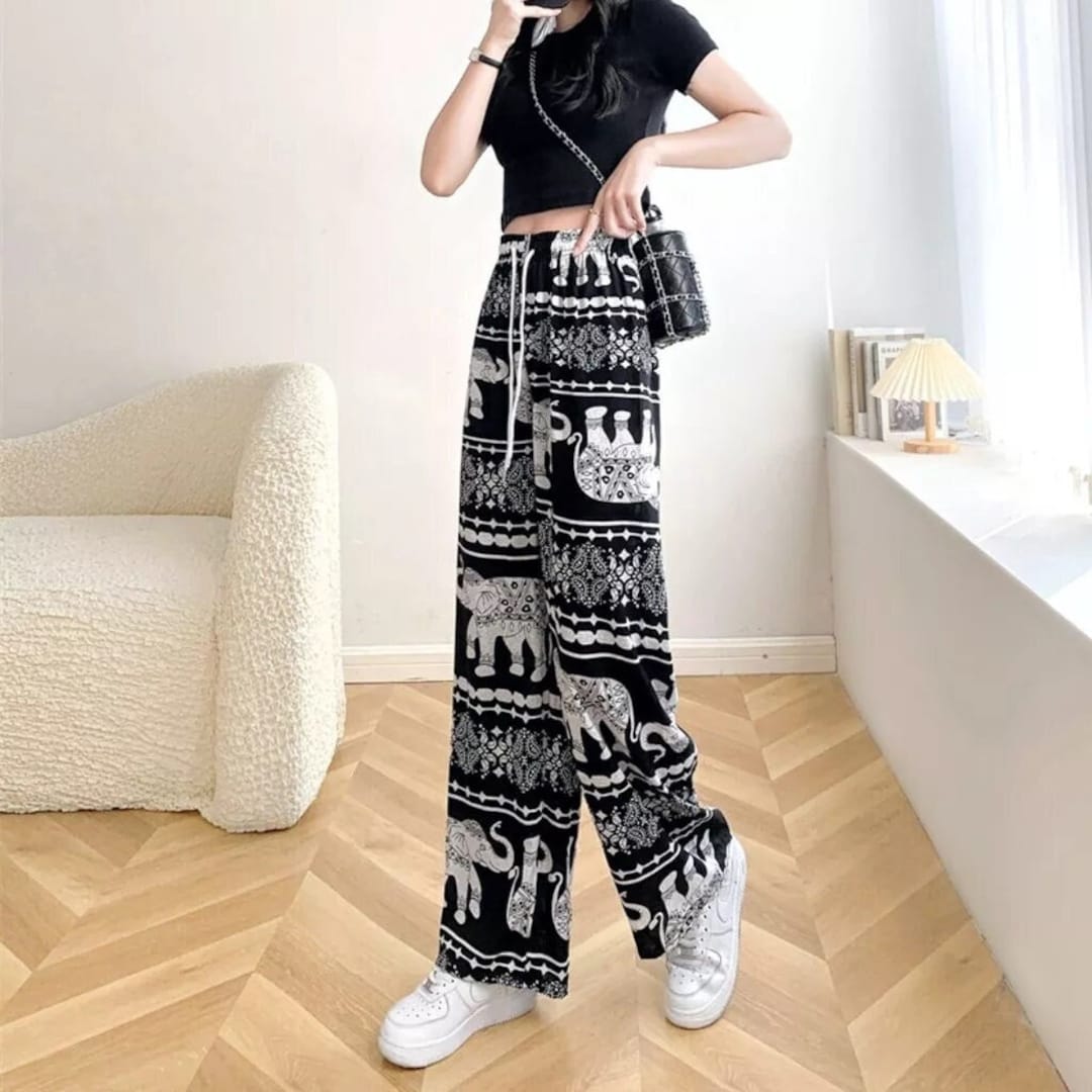 S Size Unisex Thai Elephant Pants Set L, Boho Harem Pants , Aladdin ...