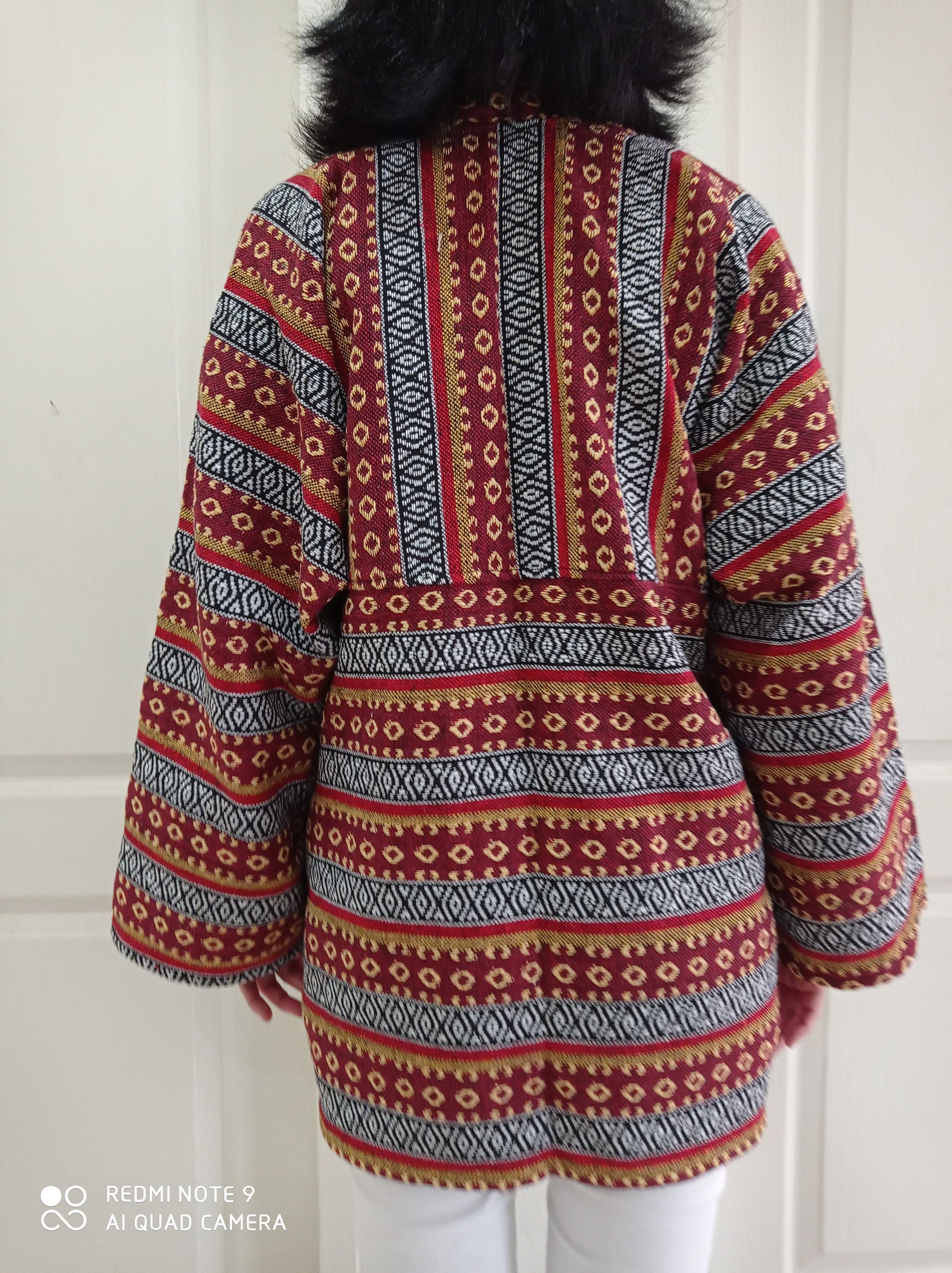 Unisex Vintage Tribal Hmong Hand Woven Cotton Jackets Kimono - Etsy