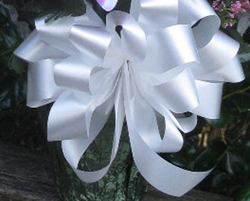 Waterproof Ribbon Bows for Outdoor Decorating-hand Tied Floral - Etsy ...