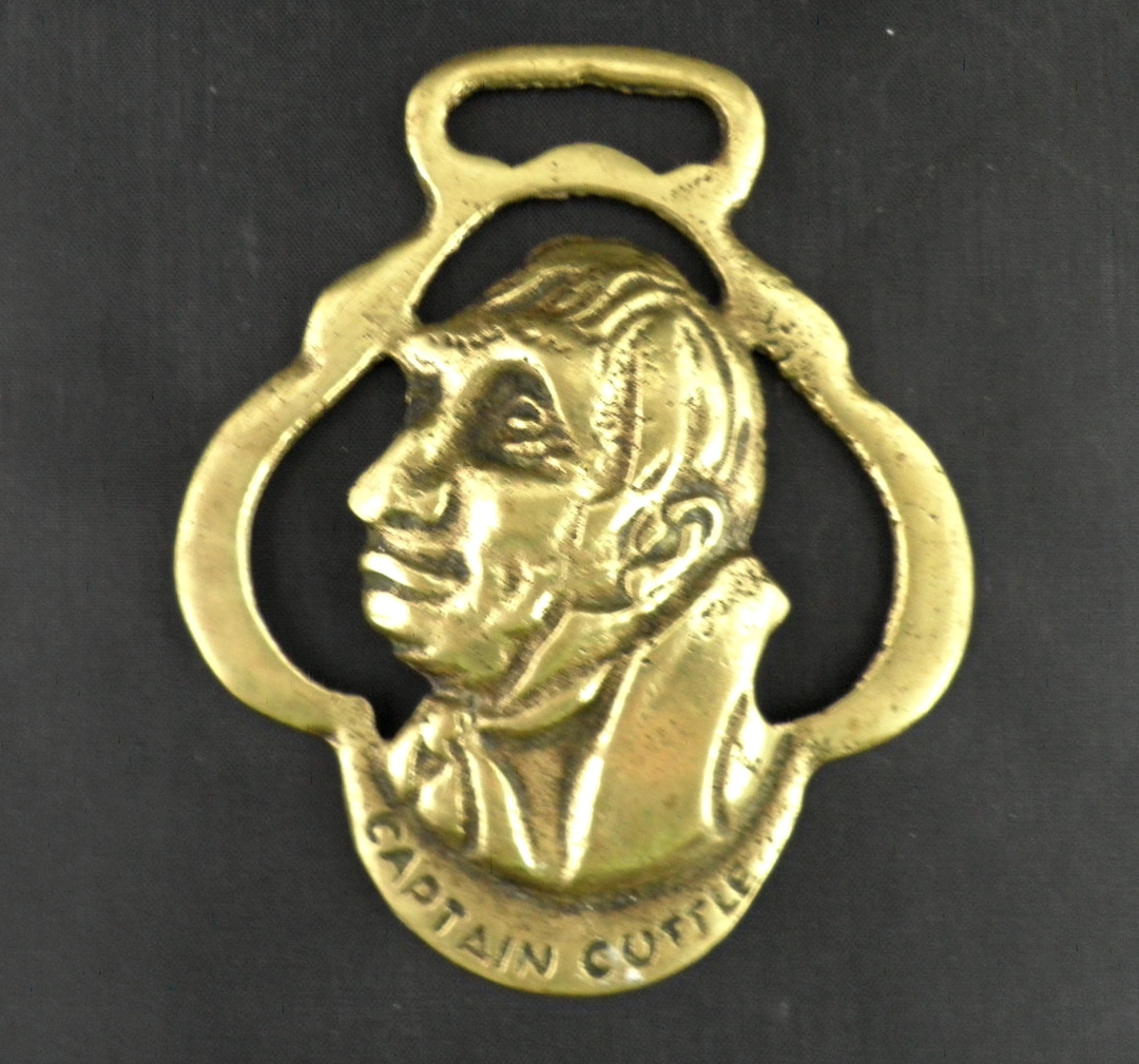 1930s Dickens Captain Cuttle Horse Brass / Bottle Opener Art Literary ...