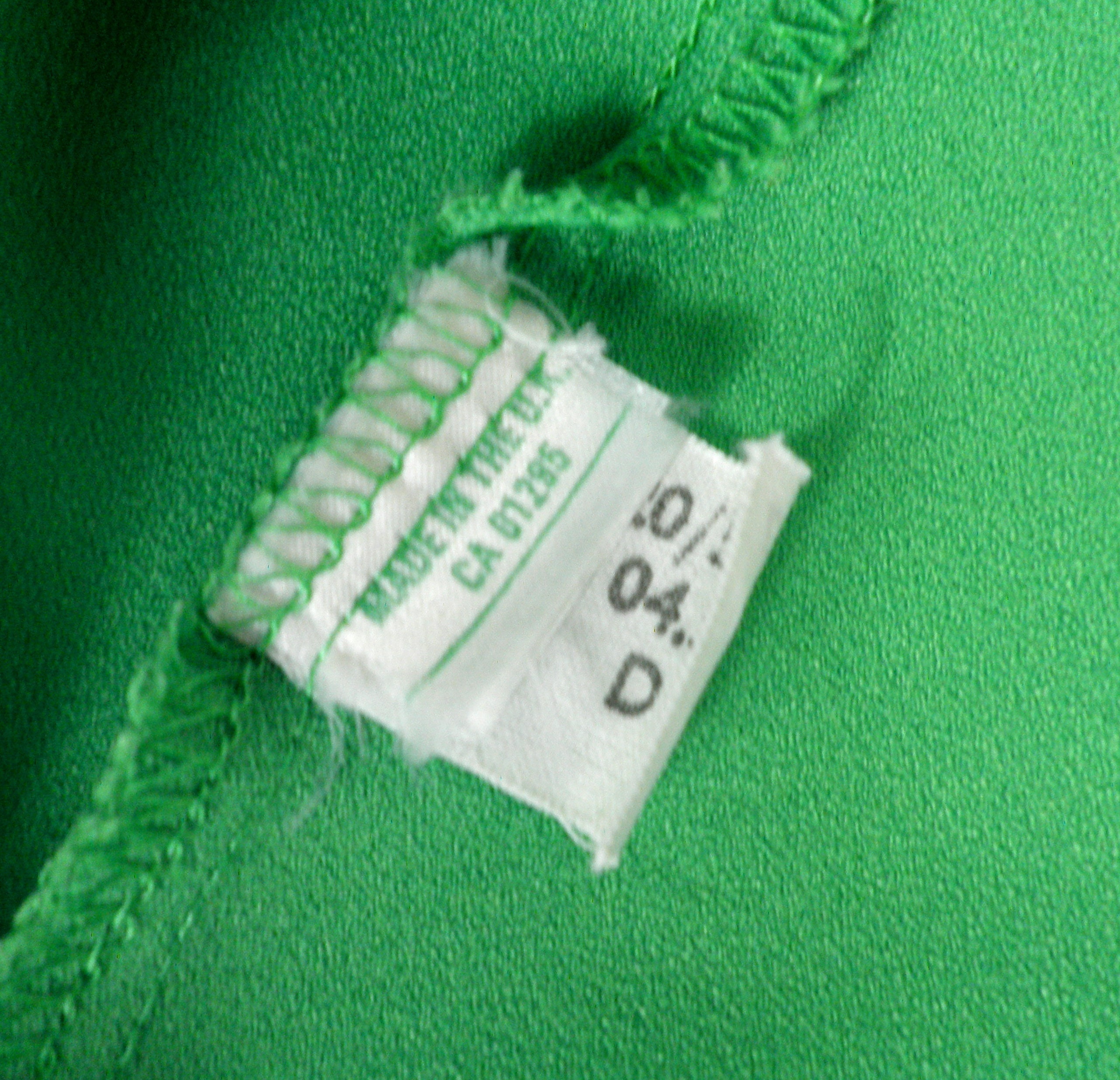 1960s Iconic Bright Emerald Green Dagger Collar Nylon Blouse | Etsy