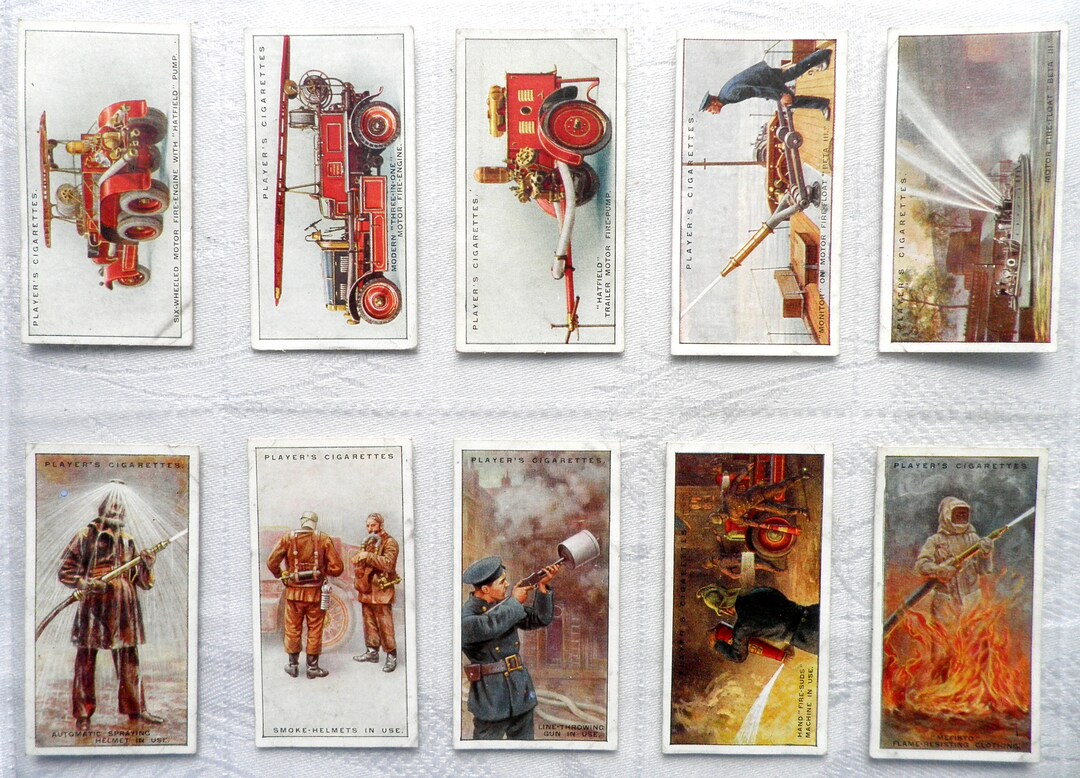 Fire Fighting Appliances Complete Set of 50 by John Player & Sons ...