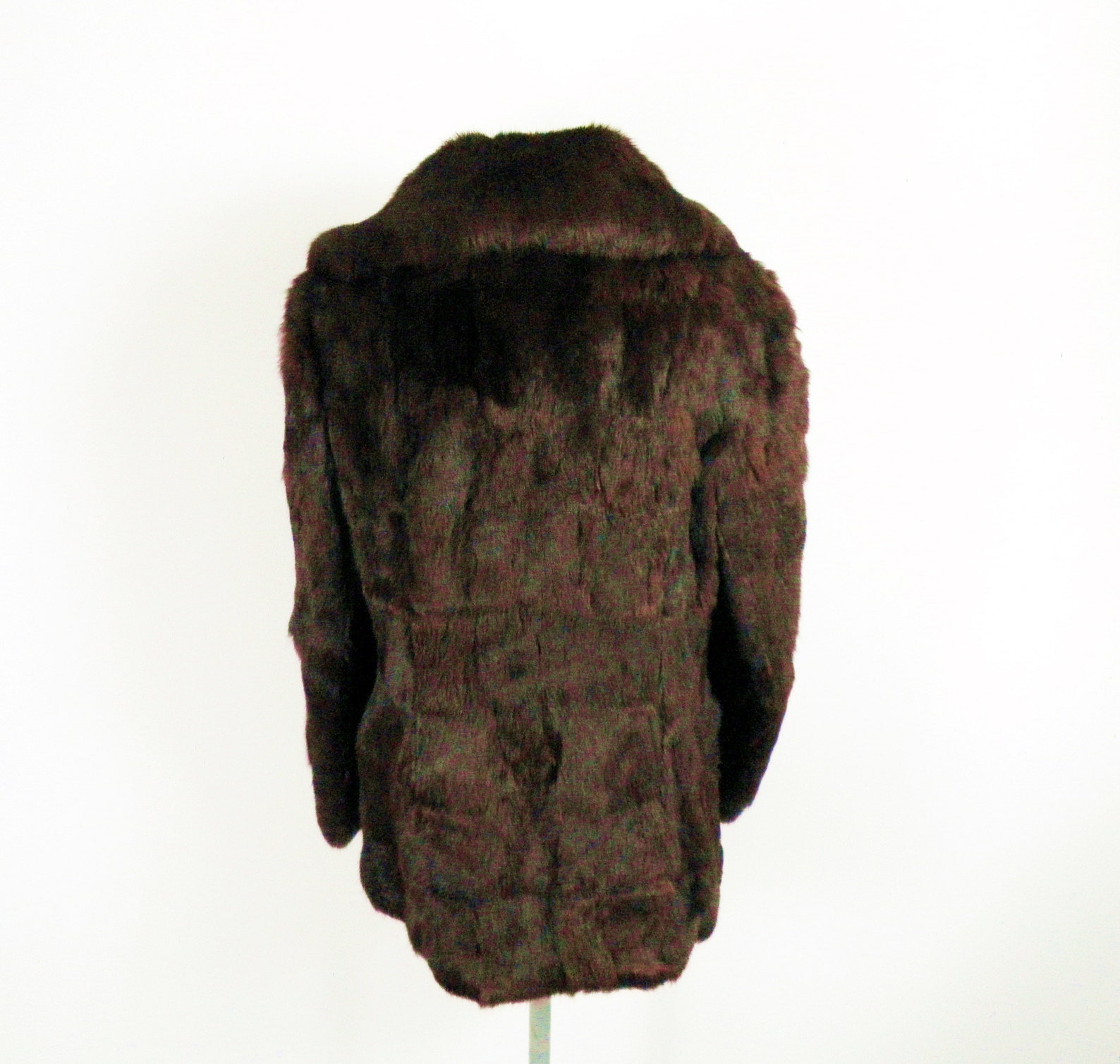 1960s Lustrous Rich Dark Brown Mink Fur Jacket With Voluptuous - Etsy