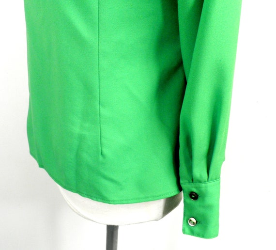 1960s Iconic Bright Emerald Green Dagger Collar Nylon… - Gem