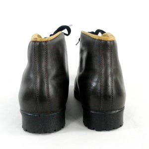 1970s Rare Dark Brown Leather Gripfast Walking Army Boots by Famous ...