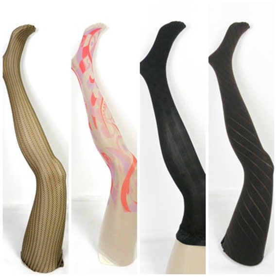 1990s Choice of 3 Pairs of Tights Designer Hosiery Mi… - Gem
