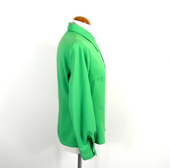 1960s Iconic Bright Emerald Green Dagger Collar Nylon… - Gem