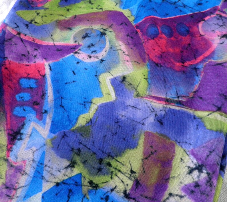 1990s Glowing Blue Purple and Pink Cropped Rave Fairy - Etsy