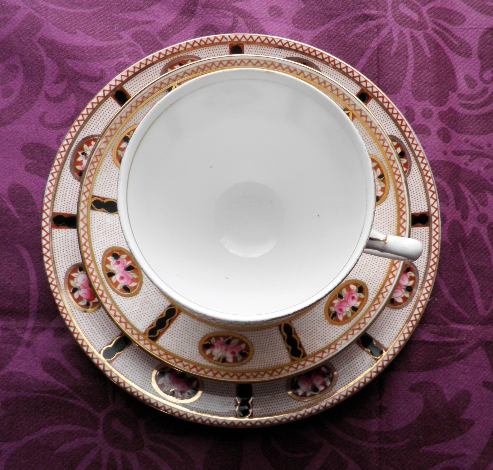 Vintage Paragon Star China Trio 1930s Pattern 5844 Two Roses - Etsy