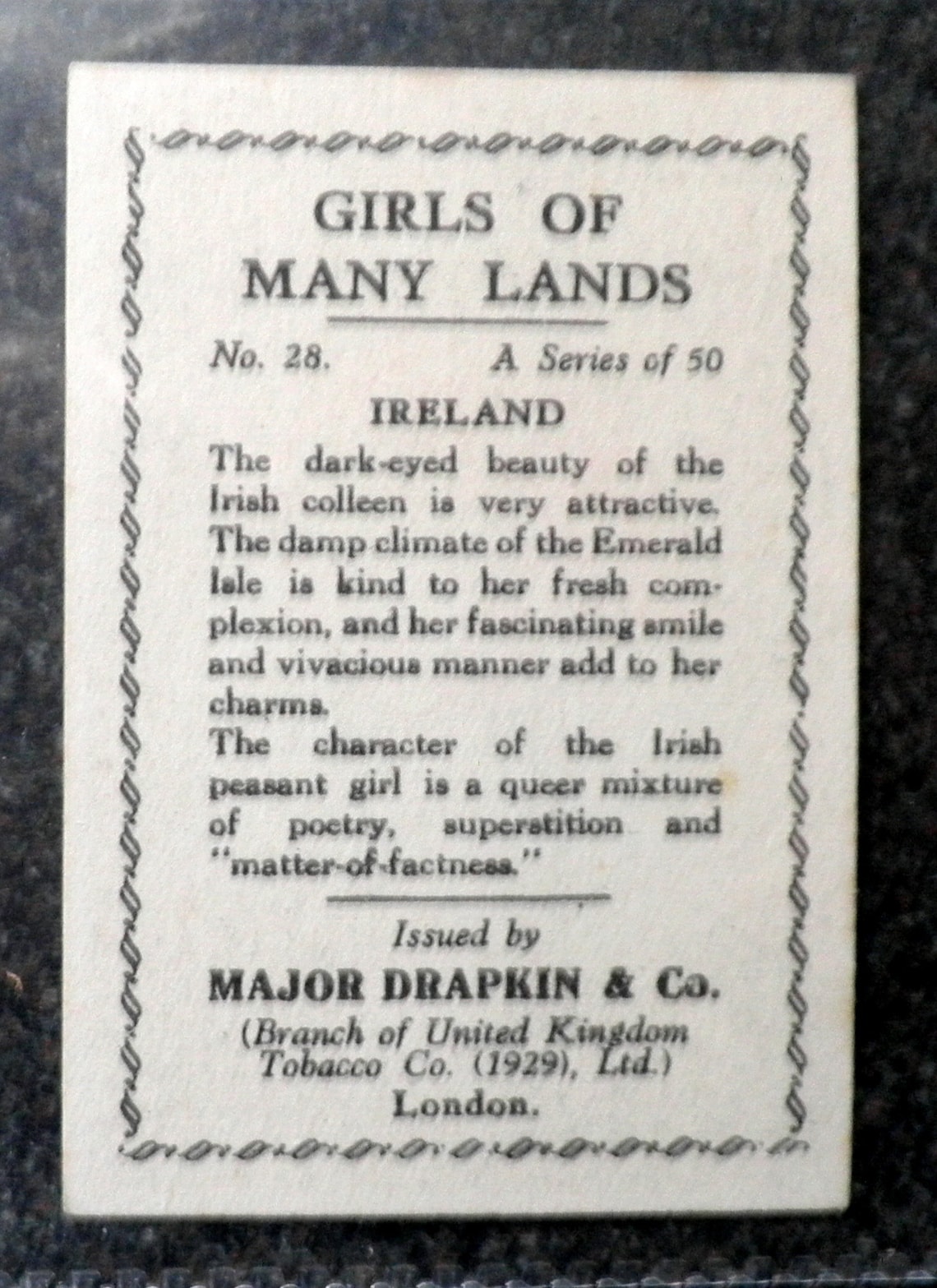 Girls of Many Lands Complete Set of 50 by Major Drapkin - Etsy