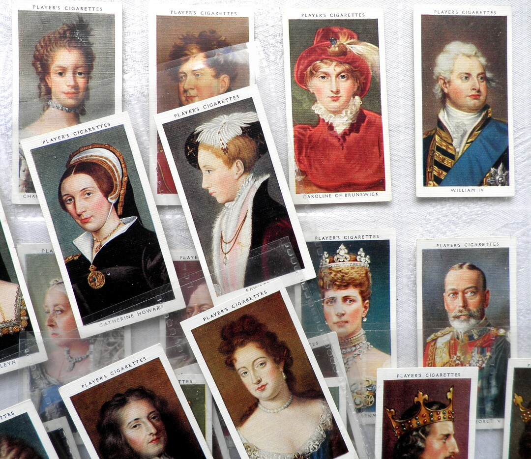 Kings and Queens of England Complete Set of 50 by John Player & Sons ...