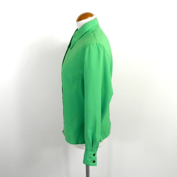 1960s Iconic Bright Emerald Green Dagger Collar Nylon… - Gem