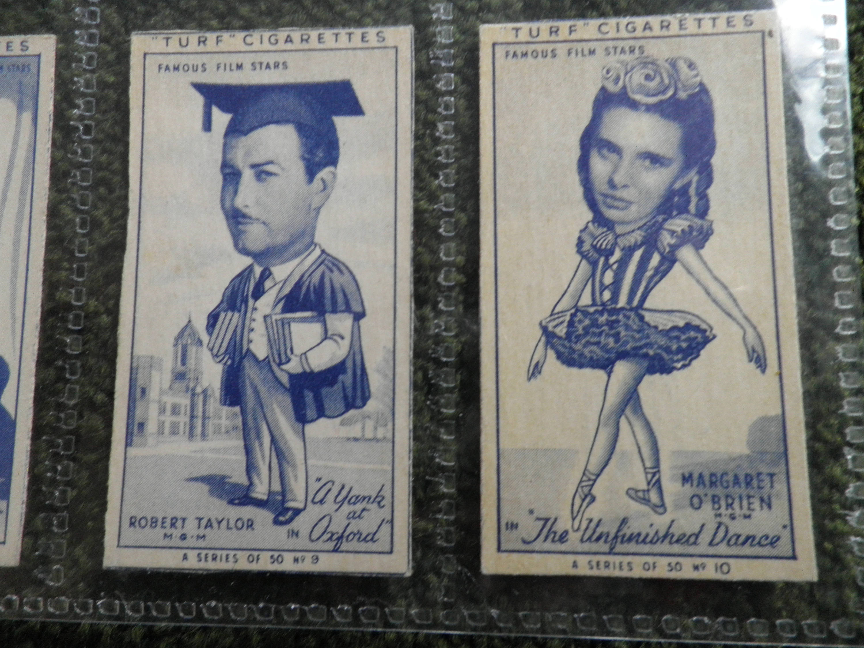 Famous Film Stars Turf Cigarettes by Carreras 1949 Set of 50 | Etsy