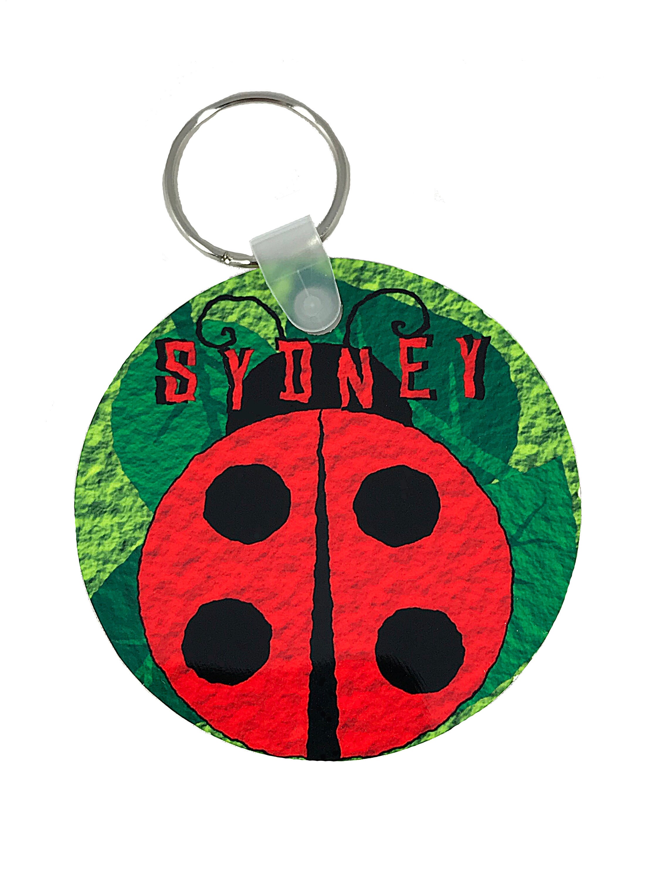 LadyBug KeyChain personalizado Llavero para niñas LadyBug | Etsy