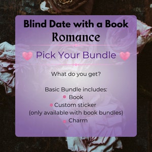 Blind Date With a Book - Free Shipping - Extras - Bookmark - Sticker ...