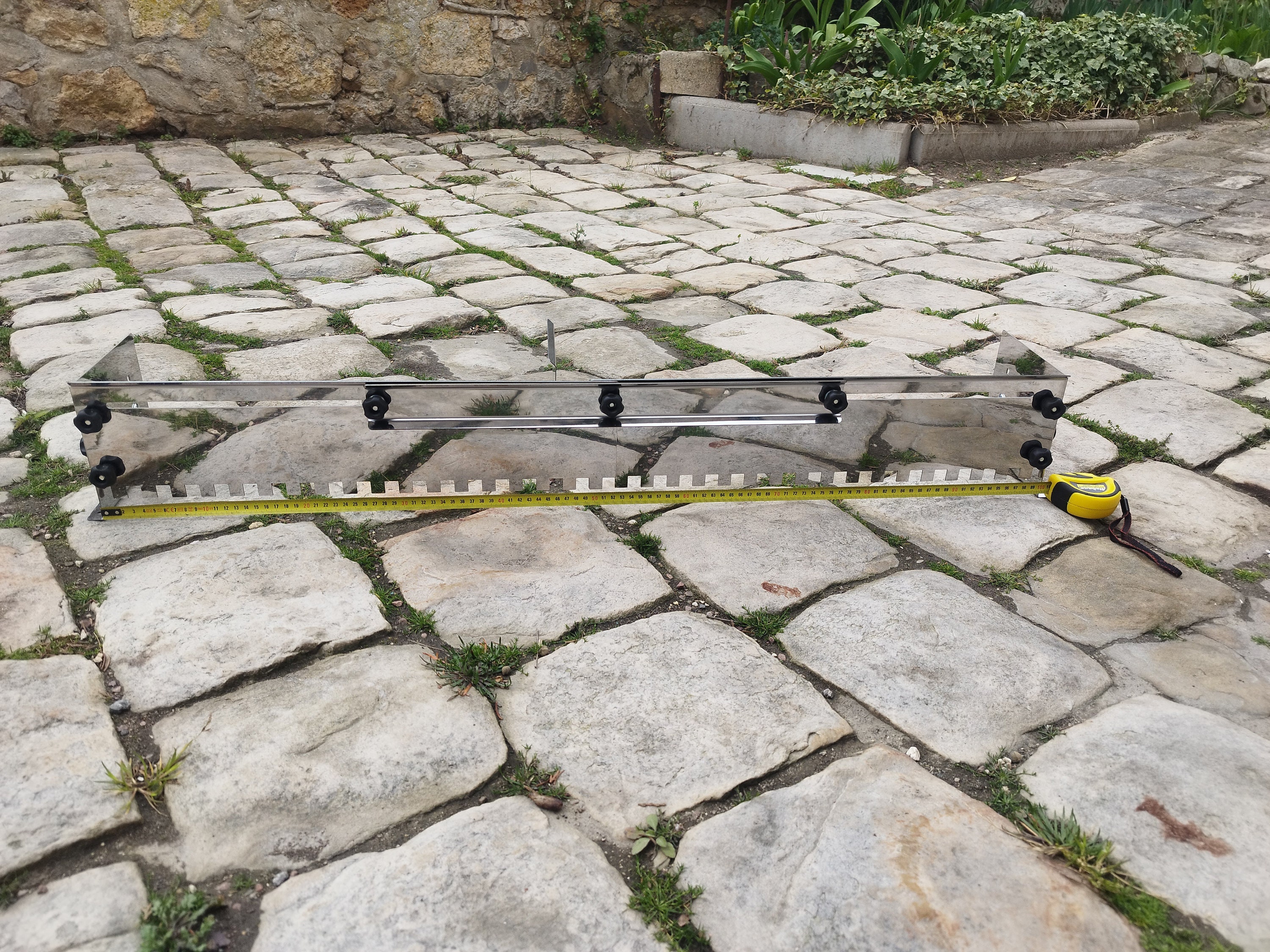 DADDY Adjustable Trowel Box Stainless Steel Trowel Tool TEETH 14*14mm ...