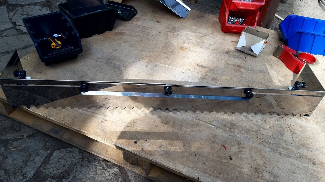 DADDY Trowel Box SEMICIRCULAR Teeth 55-100см/39,4" TEETH 20*15mm ...