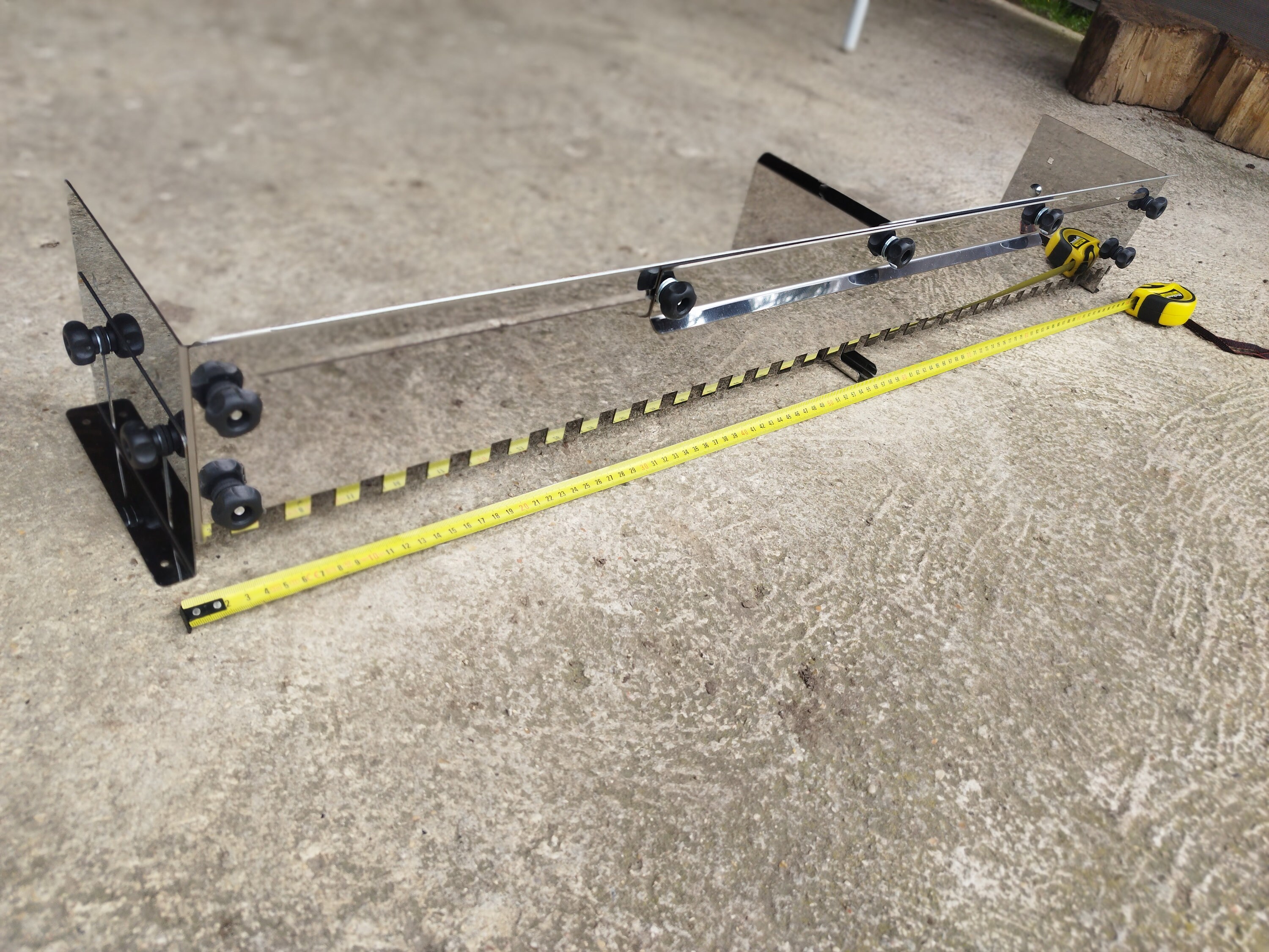 DADDY Adjustable Trowel Box Stainless Steel Trowel Tool TEETH 14*14mm ...