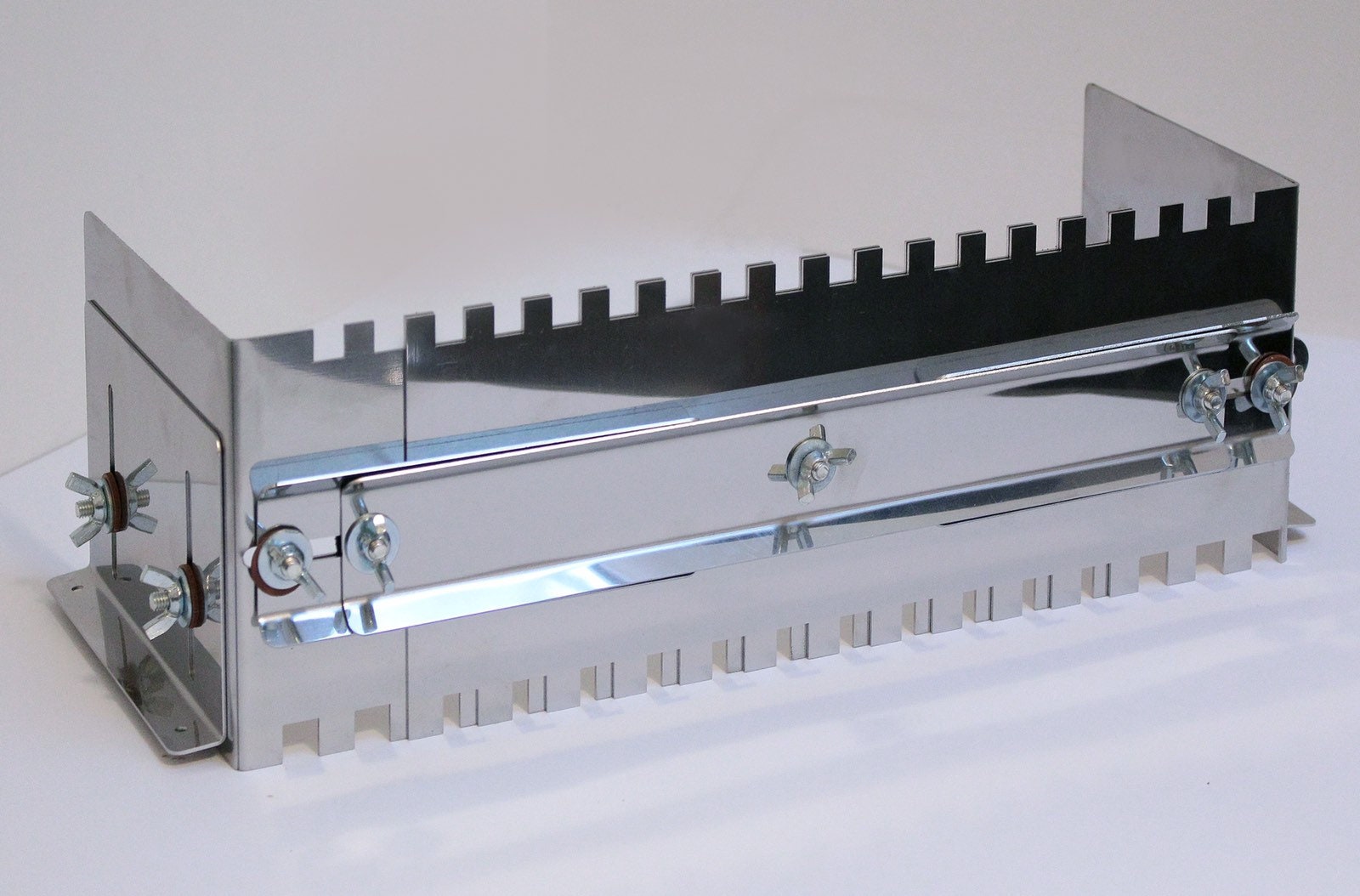 Two-sided Adjustable Trowel Box Stainless Steel TEETH 10/12mm Tiling ...