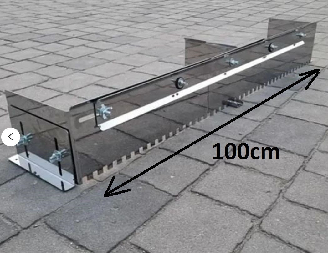 Trowel Box Stainless Steel Trowel Machine Trowel Tool TEETH 8/10/12/14 ...