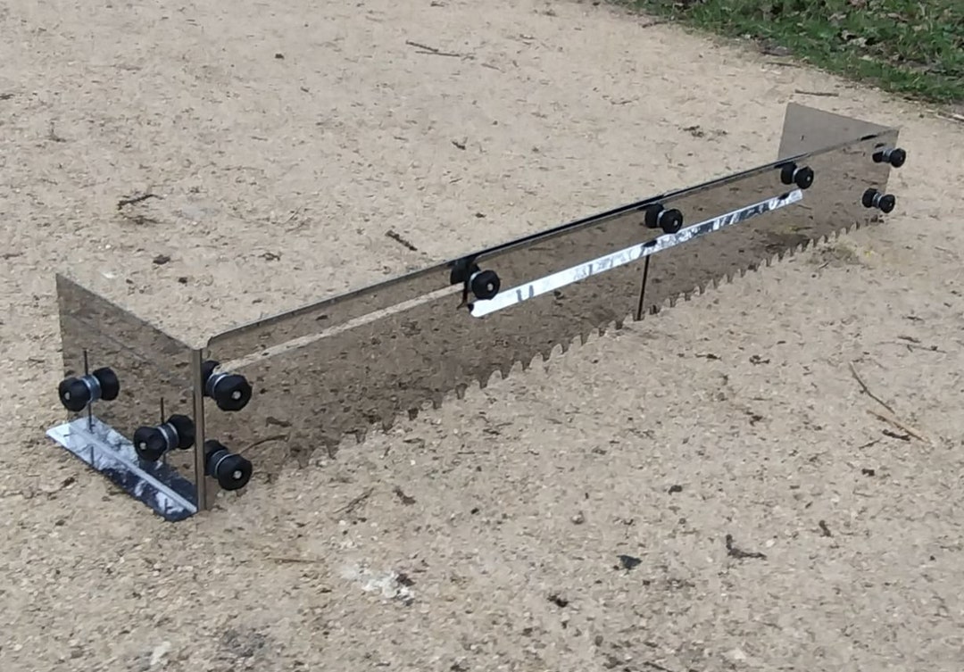 DADDY Trowel Box SEMICIRCULAR Semi-round Teeth 60-100см/39,4" TEETH 12* ...