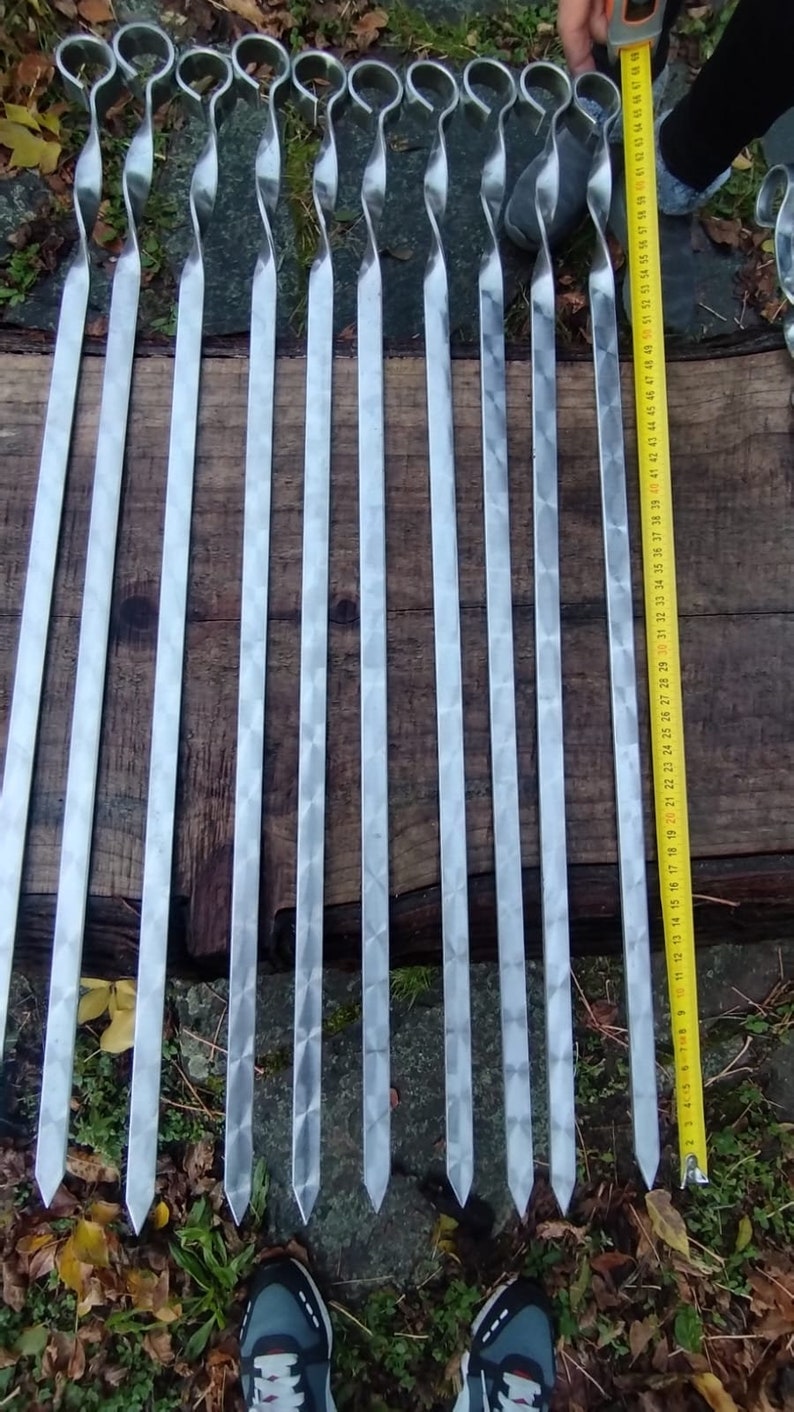 Skewer Thickness 3mm Width 15mm BBQ Barbecue Brochette épaisseur 3mm Largeur 15mm BBQ Barbeque ...