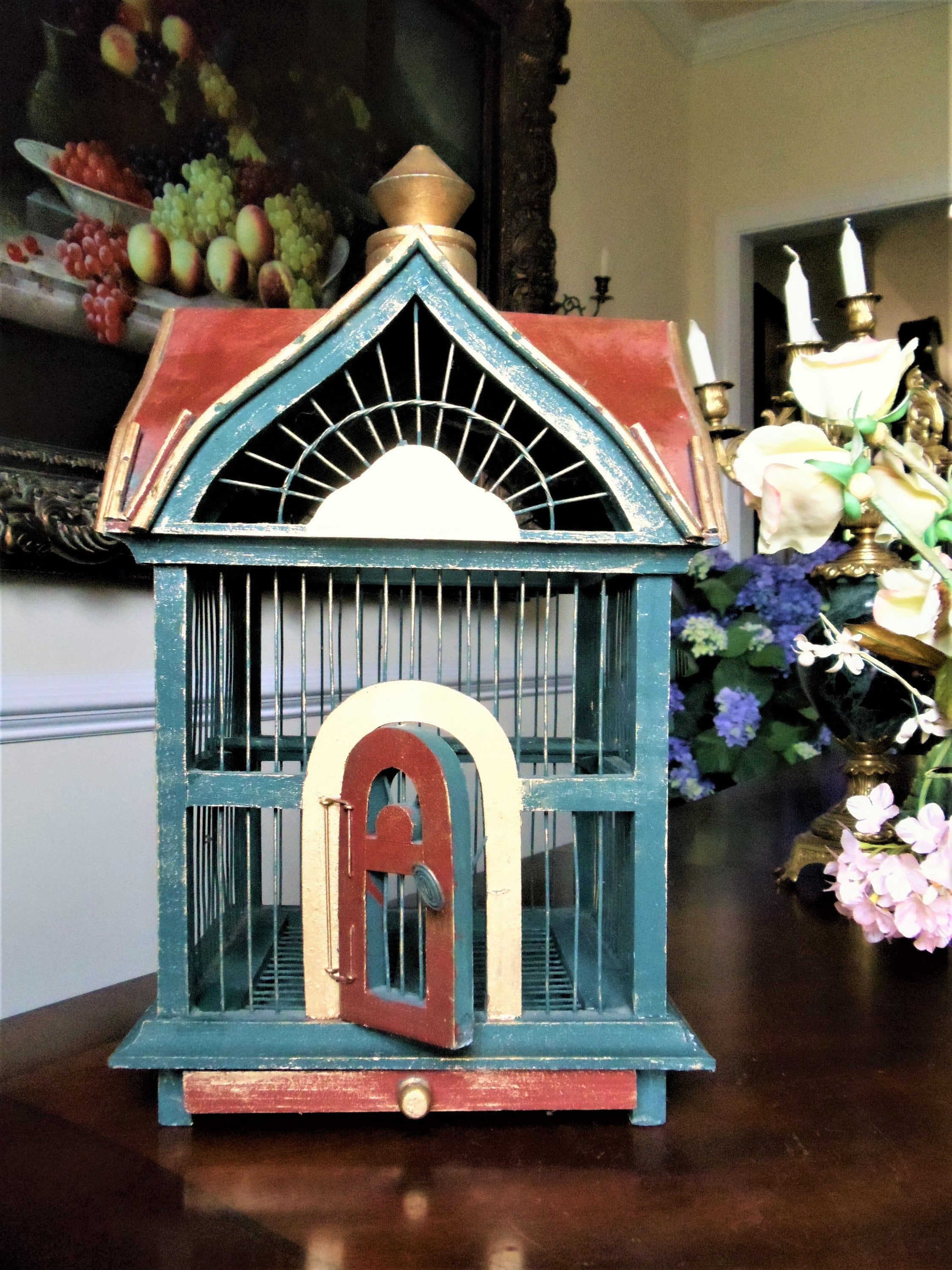 Large Palace Style Vintage Bird Cage Hand Made Domed Roof | Etsy