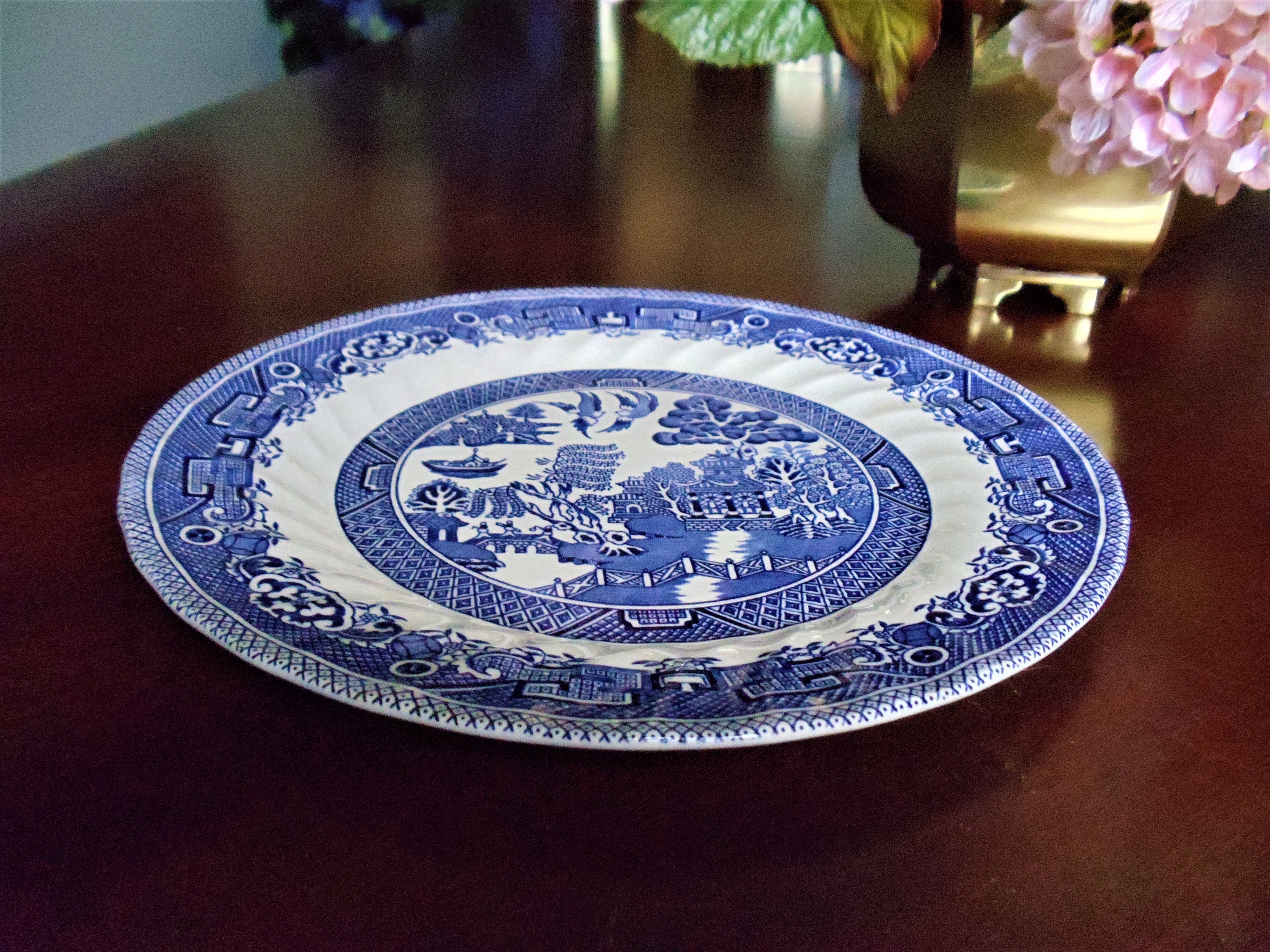 Old Willow by Myott Staffordshire Dinner Plates Set of 5 - Etsy