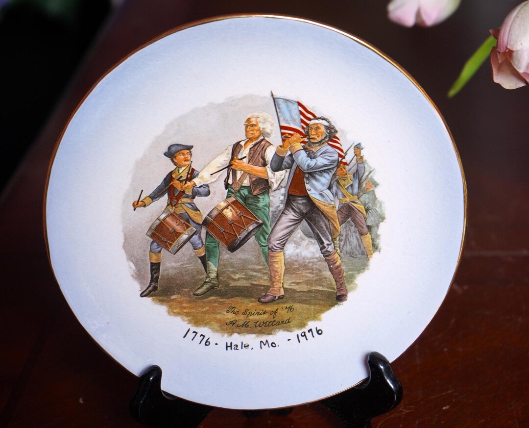 Spirit of '76 Plate, Vintage by Artist A.M. Willard Decorative Plate ...