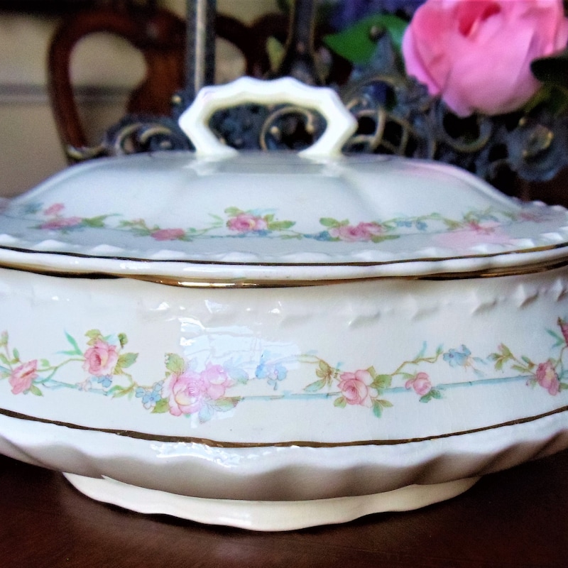 Rose Pattern China - Etsy