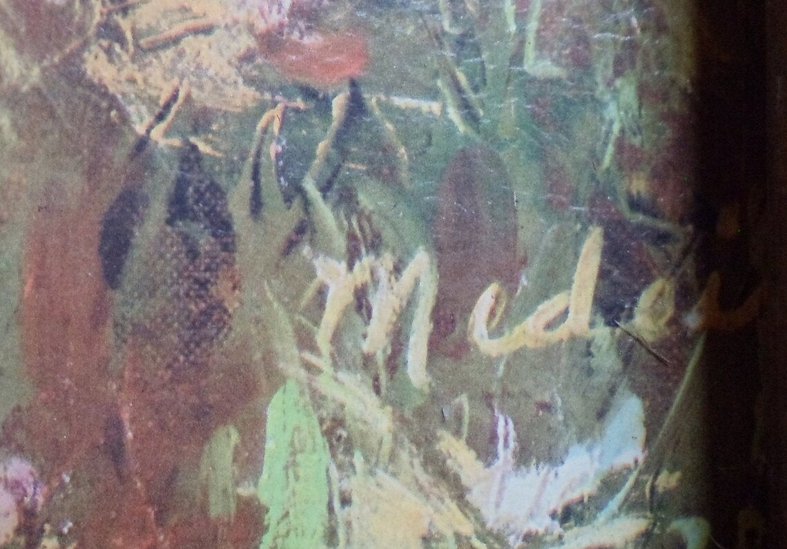 Medeiros Lithograph Print Vintage Mid Century harmony - Etsy