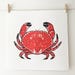 Crab Silk Screen Print - Limited Edition - Etsy