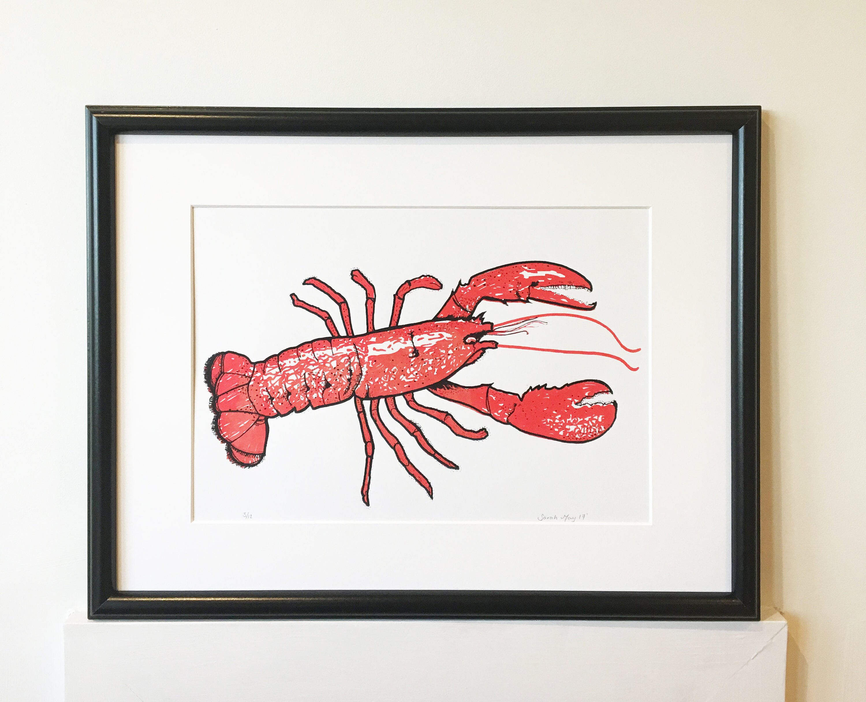 Art & Collectibles Prints Lobster Inkd Signed Limited Edition Screen ...