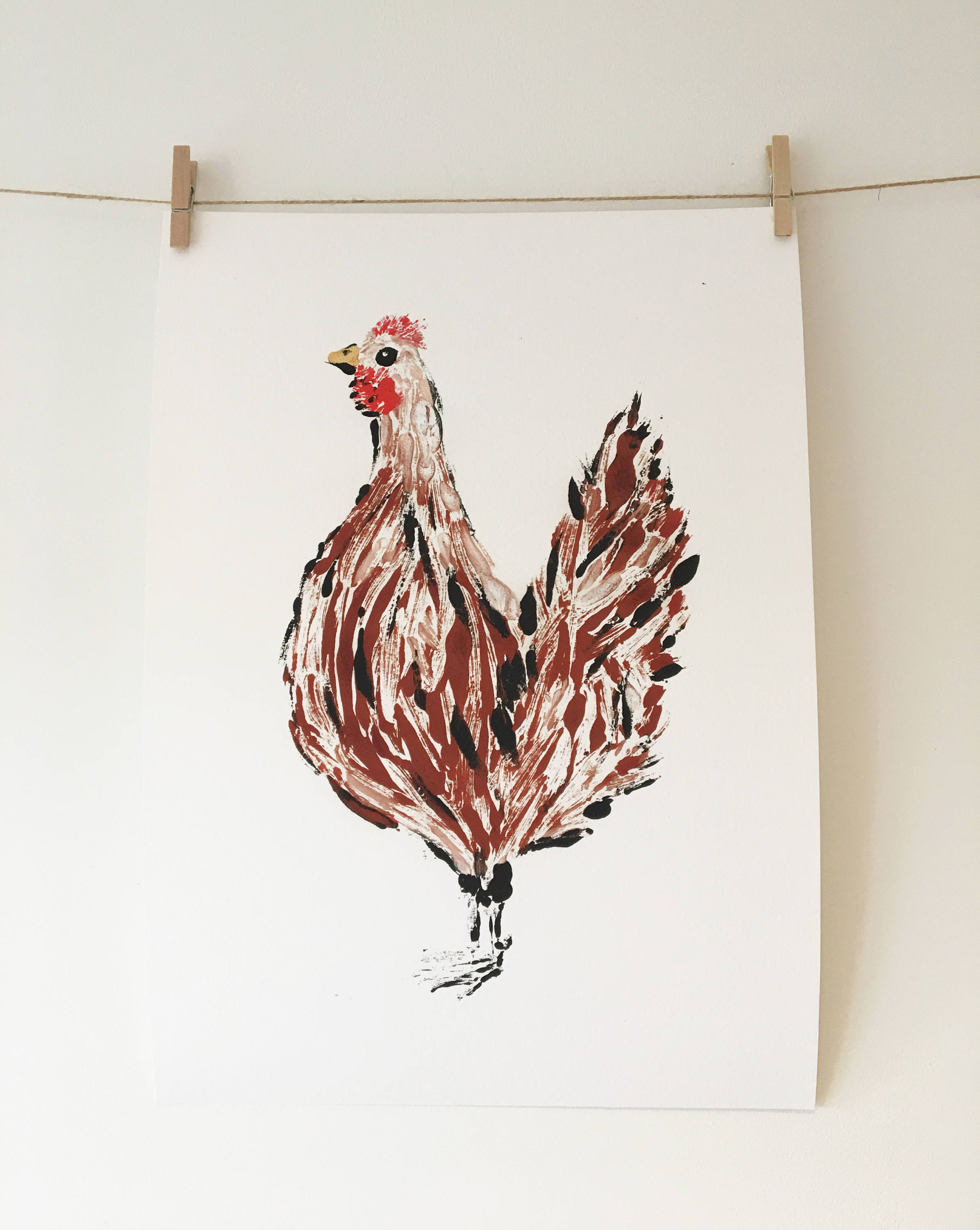 Chicken Giclee Print Illustration - Etsy UK