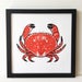 Crab Silk Screen Print - Limited Edition - Etsy