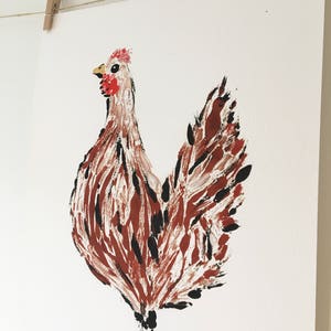 Chicken Giclee Print Illustration - Etsy UK