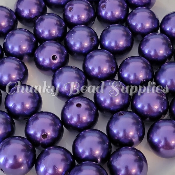 Dark Purple Pearls - Etsy
