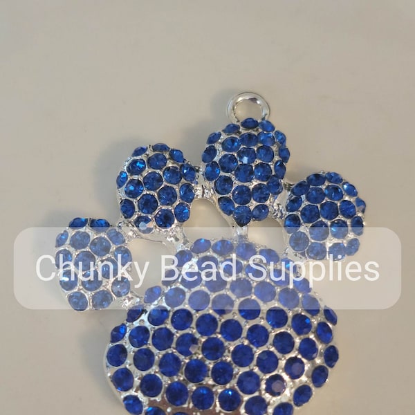 Rhinestone Paw Print - Etsy