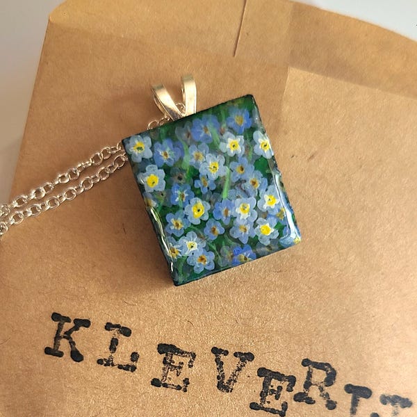 Scrabble Necklace - Etsy