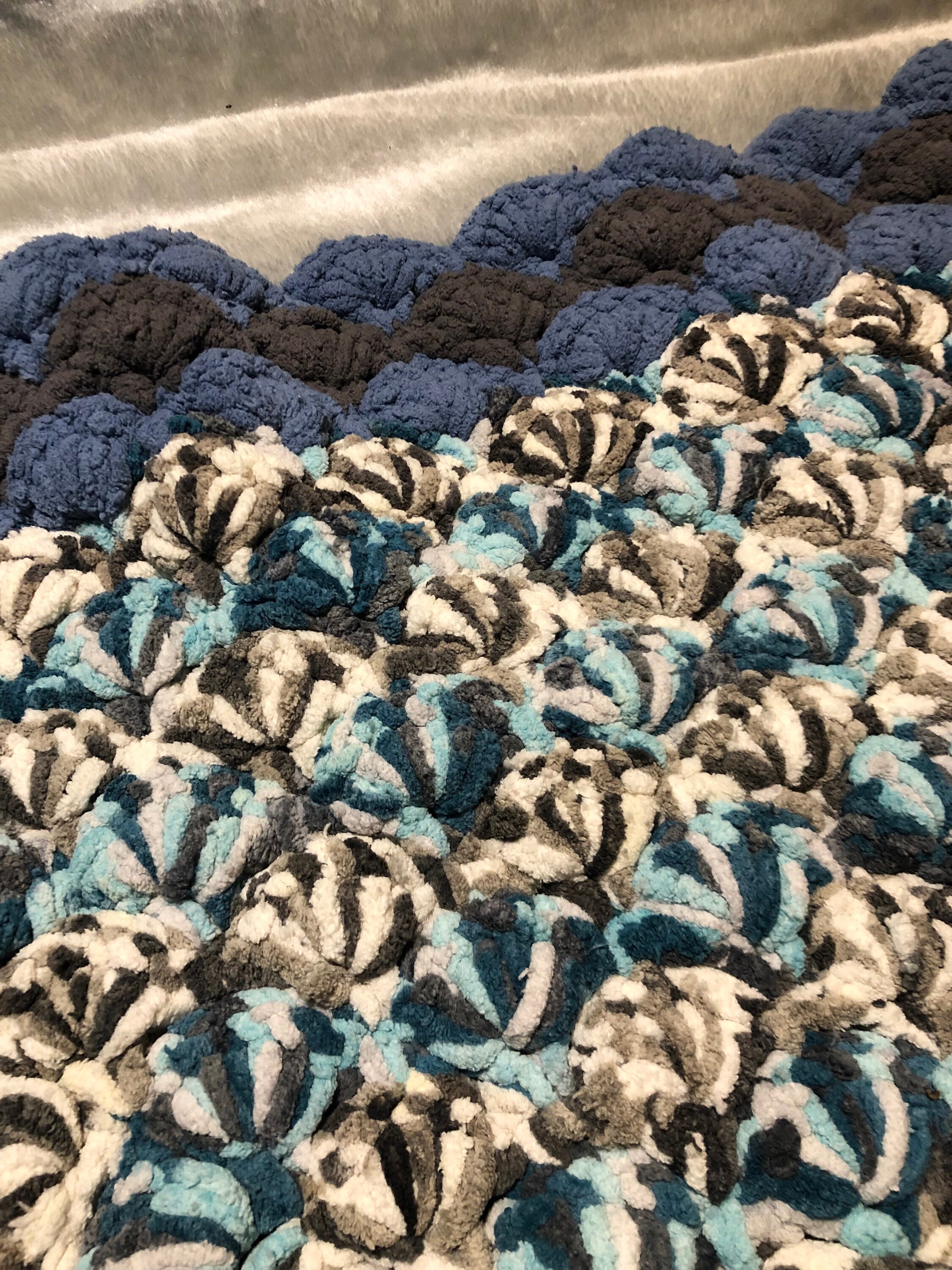 Blue Scheme Baby Blanket - Etsy