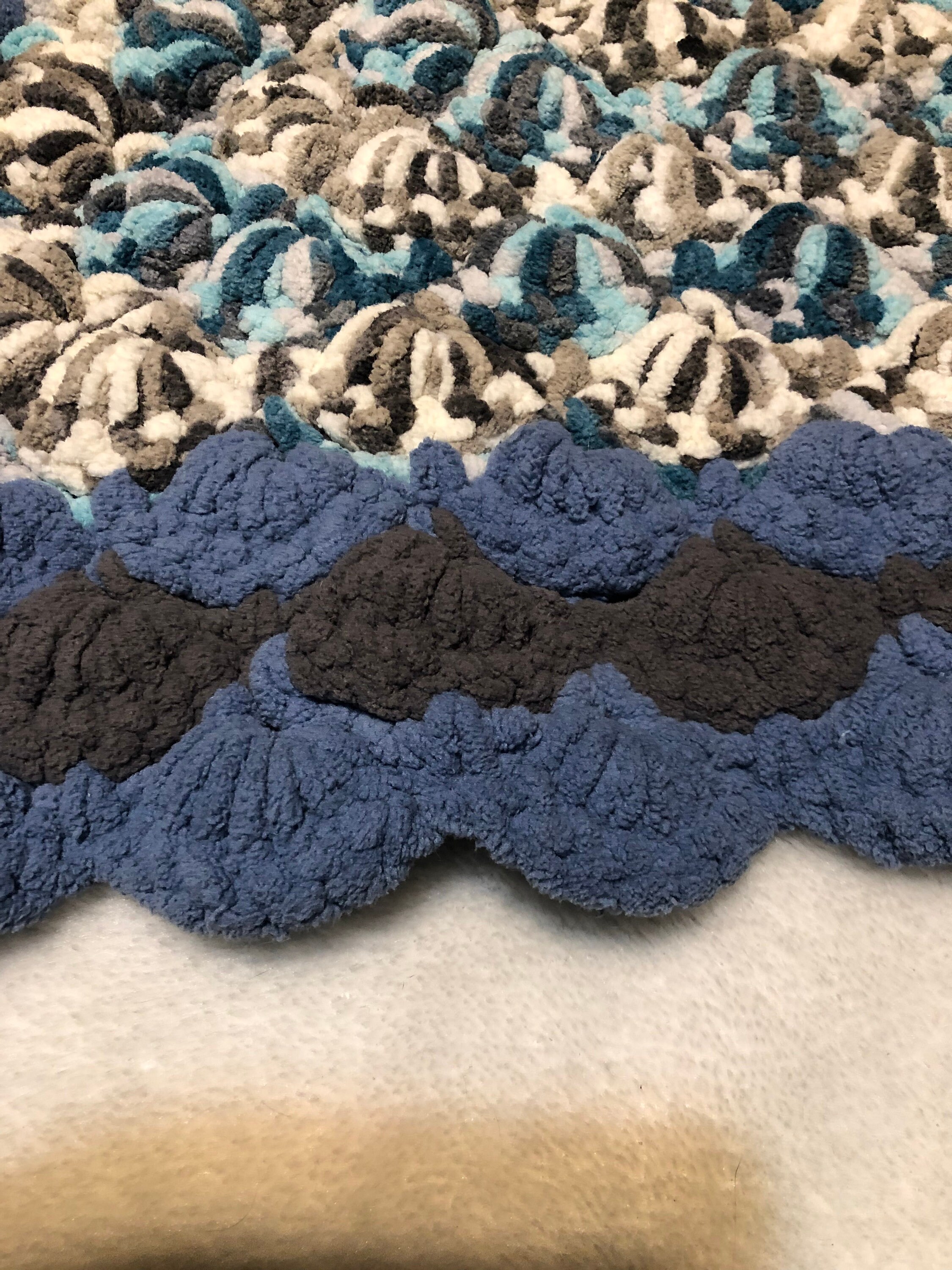 Blue Scheme Baby Blanket - Etsy