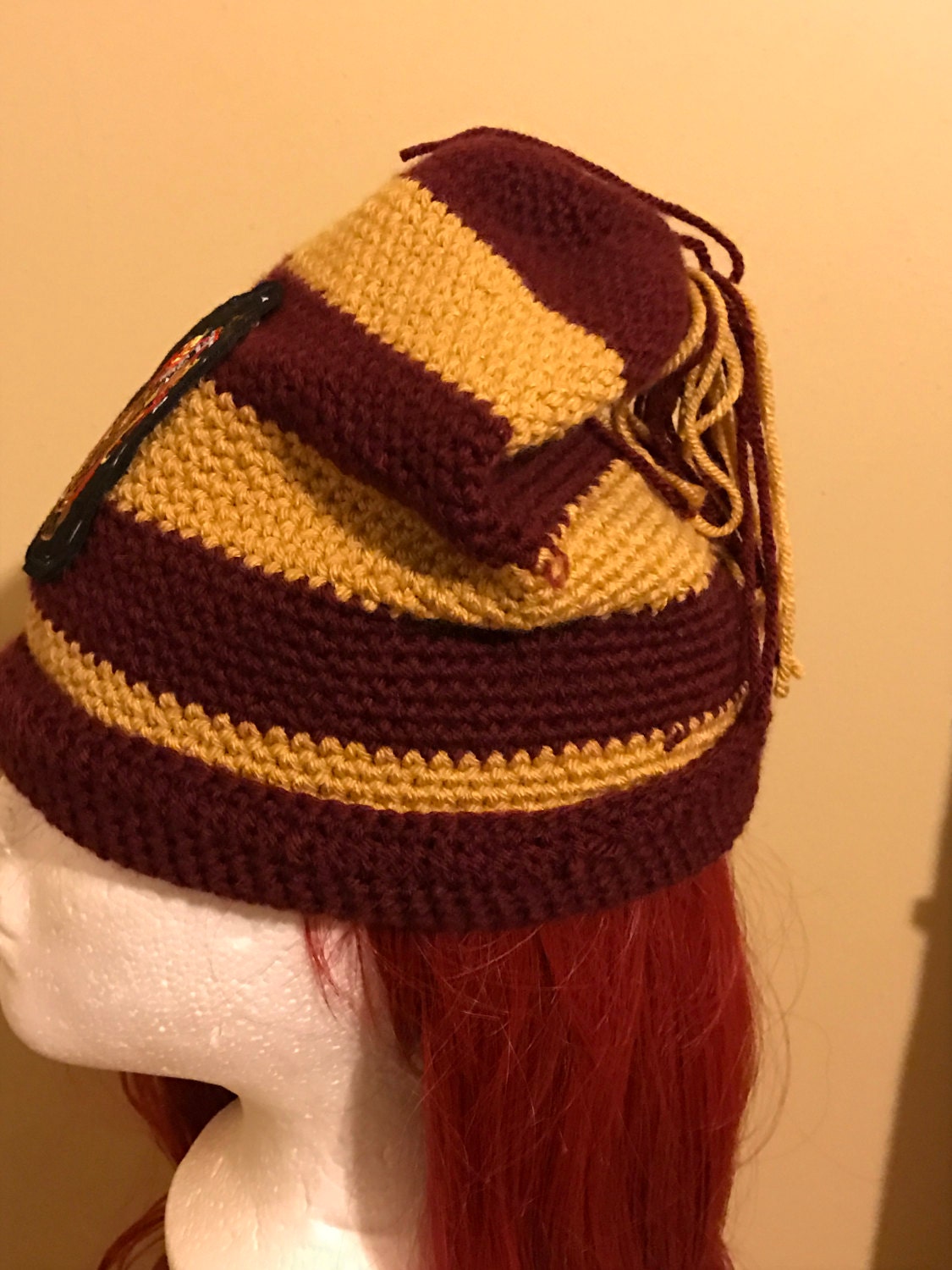 Harry Potter Griffondor Floppy Beanie - Etsy