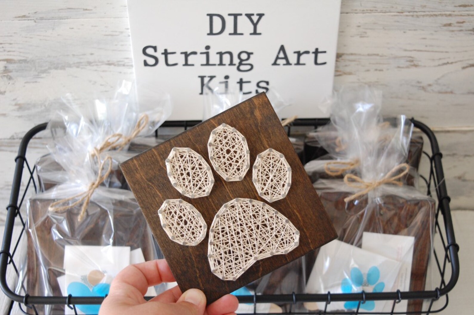 DIY PAW Print String Art Kits arte de cuerdas bricolaje - Etsy México