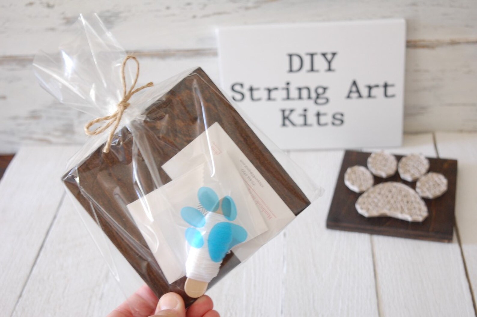 DIY PAW Print String Art Kits String Art DIY Pet Memorial | Etsy