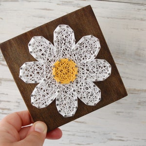 DAISY DIY String Art Kit Daisy Sign Plants and Flowers - Etsy